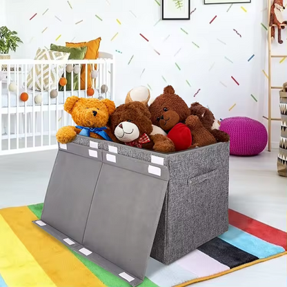 Toy Box Chest with Lid Large Collapsible Sturdy Organizer SHEIKHS